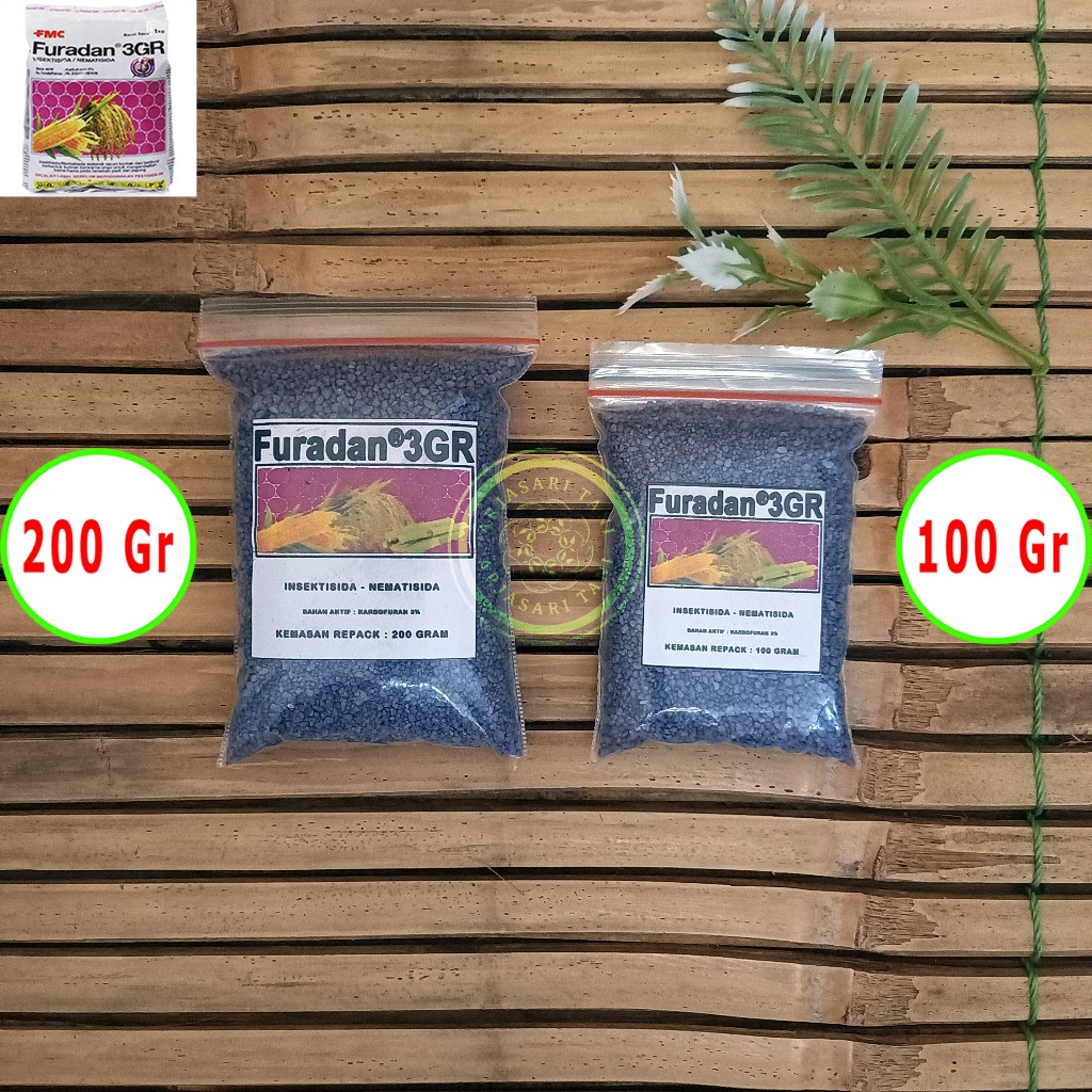 Jual REPACK FURADAN 3GR 100 GR / 200 GR INSEKTISIDA NEMATISIDA RACUN ...