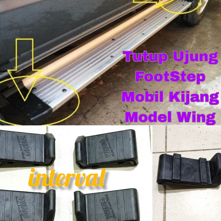 Jual Desain Elegan Tutup Ujung Footstep Injakan Samping Mobil Kijang ...