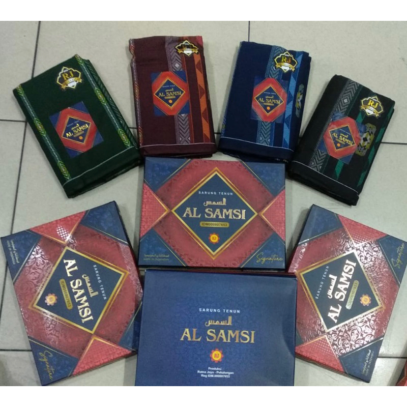 Jual SARUNG TENUN AL SAMSI SIGNATURE | Shopee Indonesia