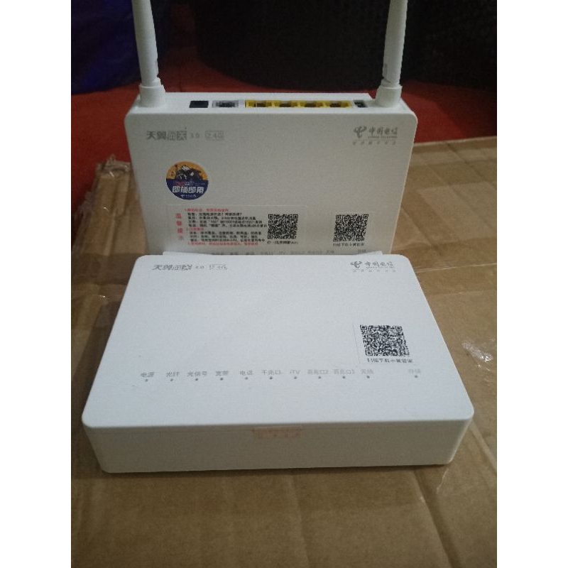 Jual ONT ONU EPON ZTE F450 V3 PUTIH OMCI (body kecil) | Shopee Indonesia