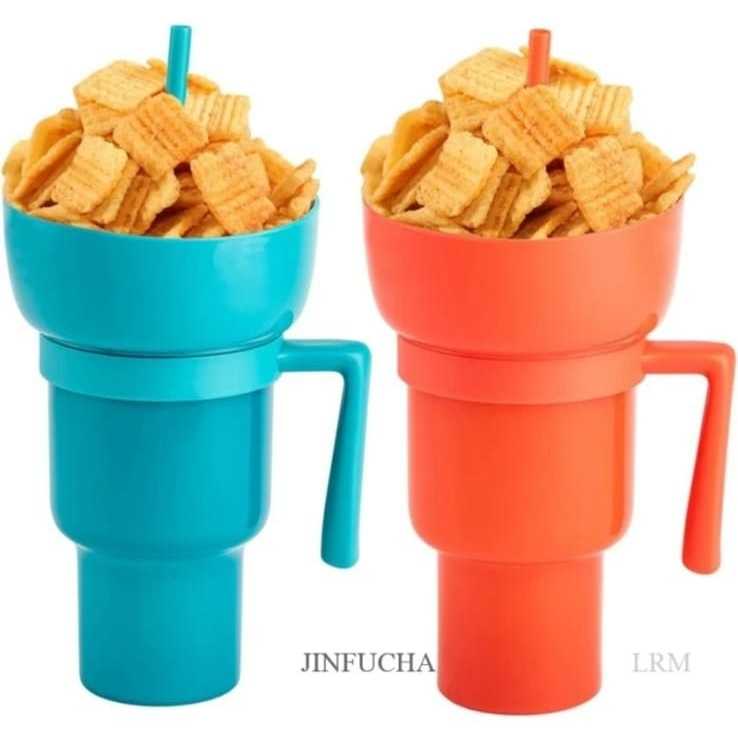 Jual Tempat snack dan gelas cocok untuk perjalanan makan atau minum di ...