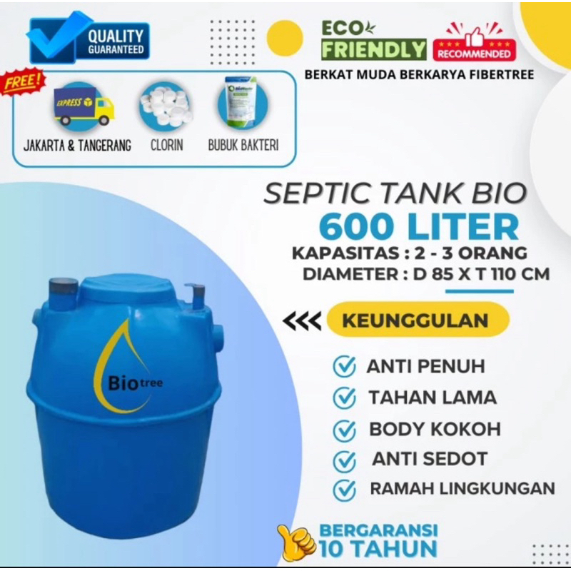 Jual septic tank bio, biotaff, biotank, biofil, biofilter, biotech, 600 ...
