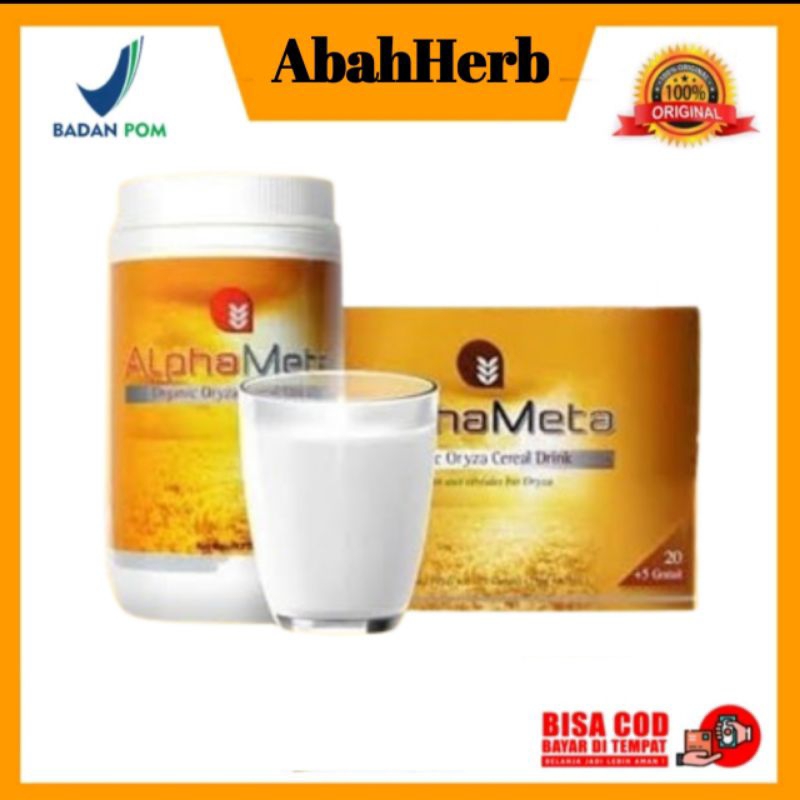 Jual ALPHAMETA ORIGINAL ALPHA META SACHET ASLI 1 BOX BROWN RICE MAKANAN ...