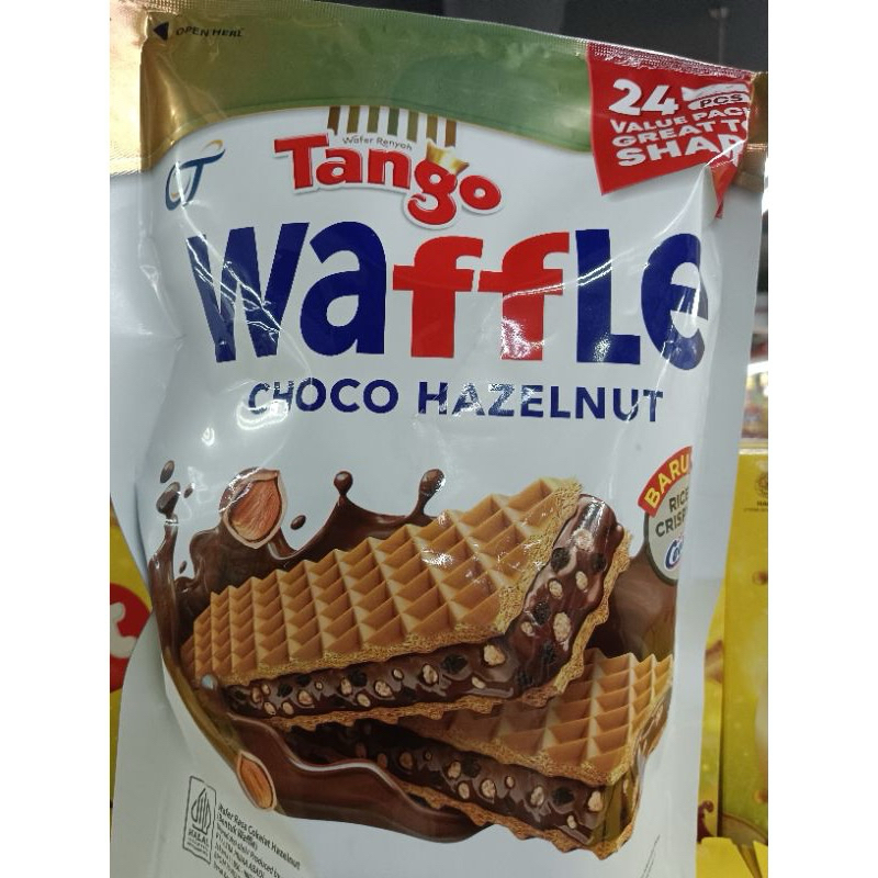 Jual tango waffle choco hazzelnut 24pcs 240g | Shopee Indonesia