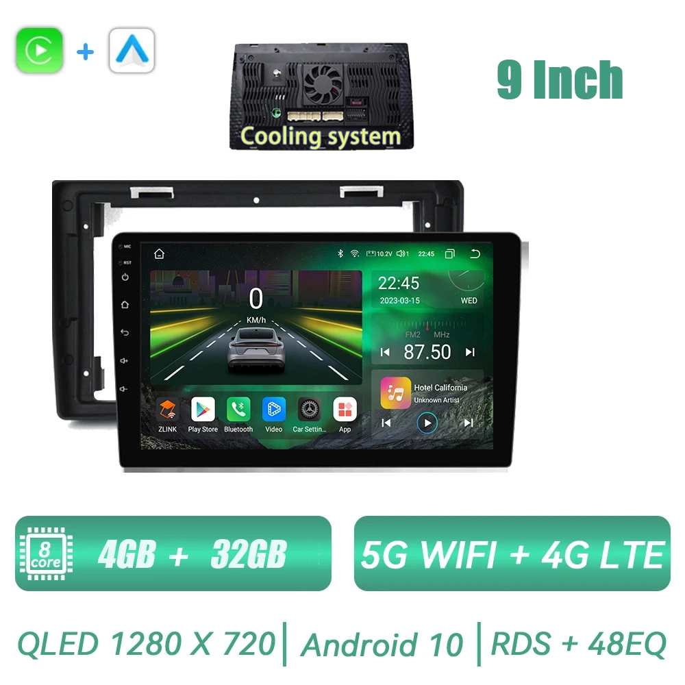 Jual 7 9 10 Inch 2+32G/4+32G Android 12 Radio Stereo Mobil 2GB RAM 32GB ROM Bluetooth WiFi GPS ...