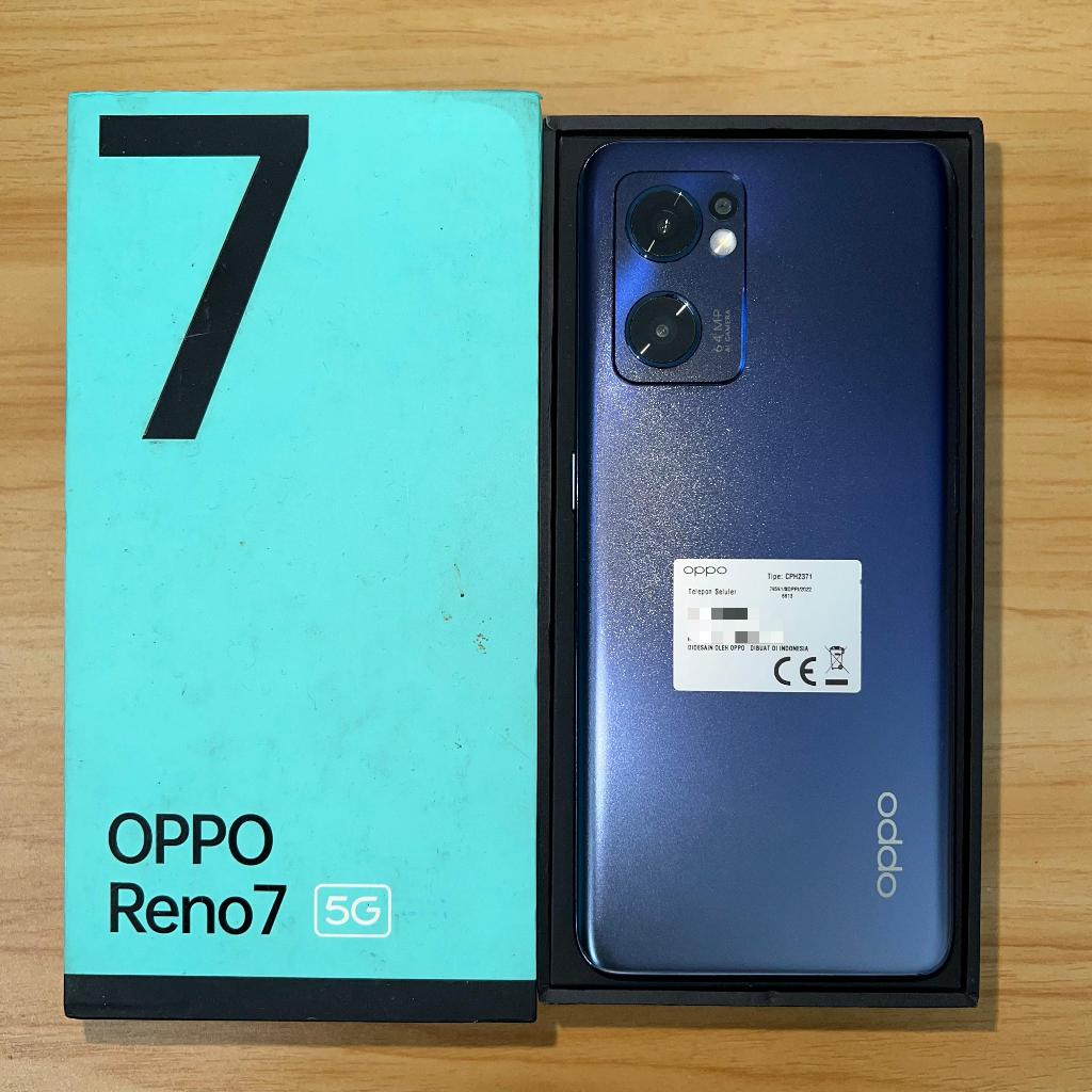 Jual Oppo Reno 7 5G 8/256gb Second Bekas Fullset Resmi | Shopee Indonesia