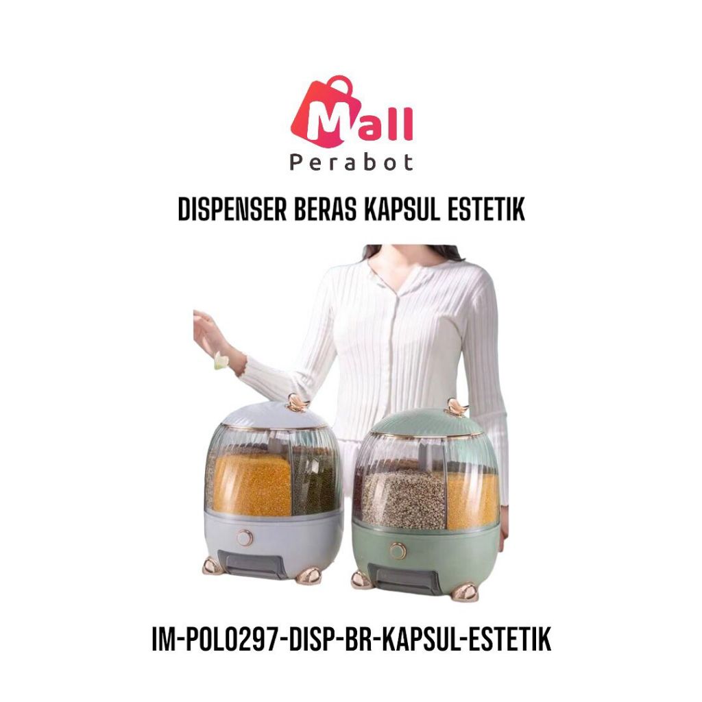 Jual Mall Perabot | Dispenser Beras Estetik Kapsul Mewah Antik | Rice ... Jual Mall Perabot | Dispenser Beras Estetik Kapsul Mewah Antik | Rice ...