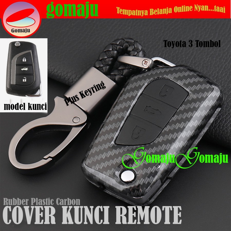 Jual COVER KUNCI FPC TOYOTA FORTUNER CASE SMARTKEY CARBO INNOVA REBORN ...