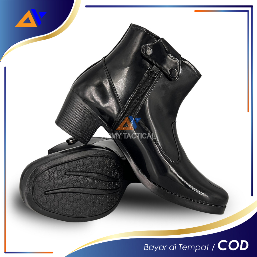 Jual Sepatu PDH Sus Hak 5cm Polwan Dinas Kerja Kantoran Wanita PNS Guru ...