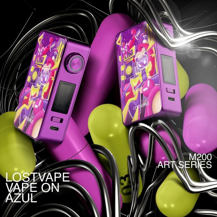 Jual Centaurus M200 Mod Kit System Chaos Topus Authentic Lost Vape Dual ...