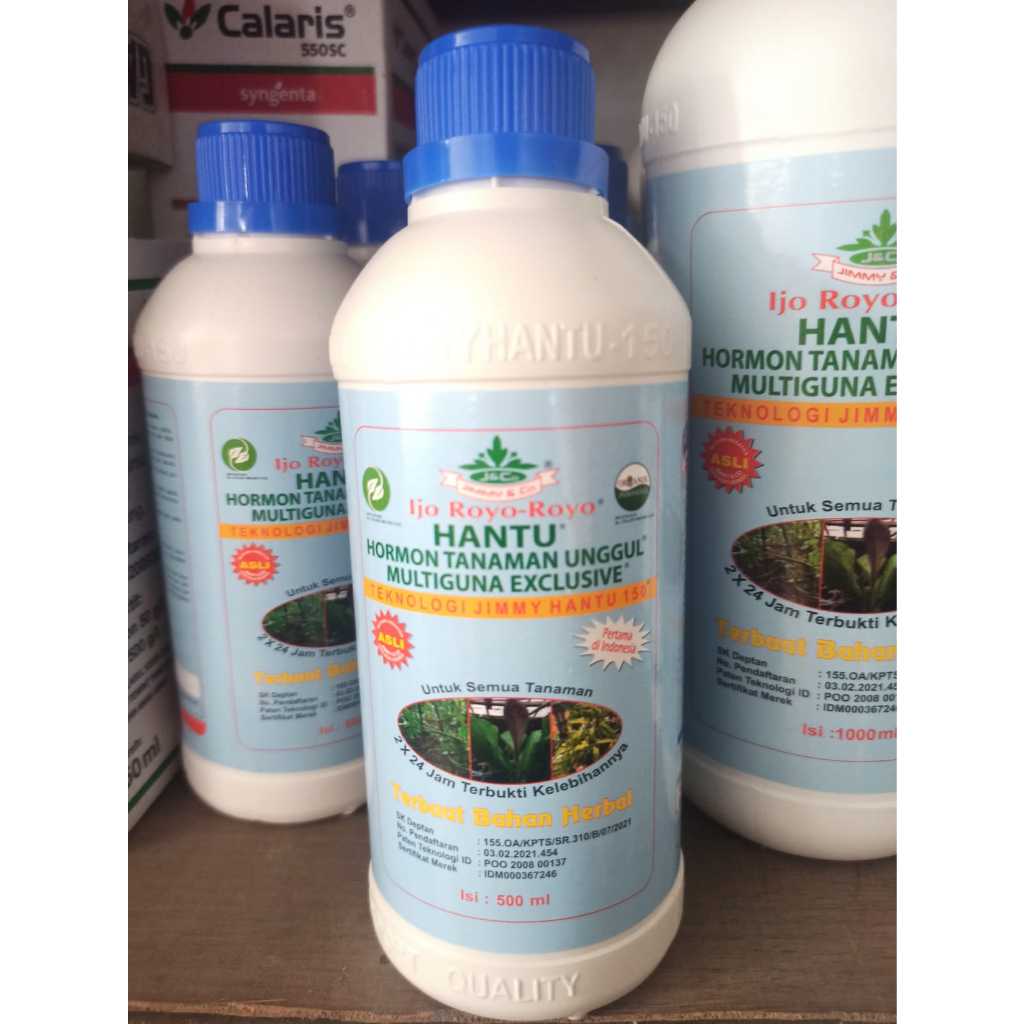 Jual Pupuk Cair HANTU (Hormon Tanaman Unggul) Multiguna Exclusive Biru ...