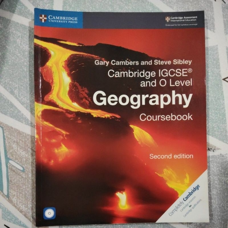 Jual Textbook Geography Coursebook Cambridge IGCSE and O Level + CDSecond Edition Gary Cambers ...