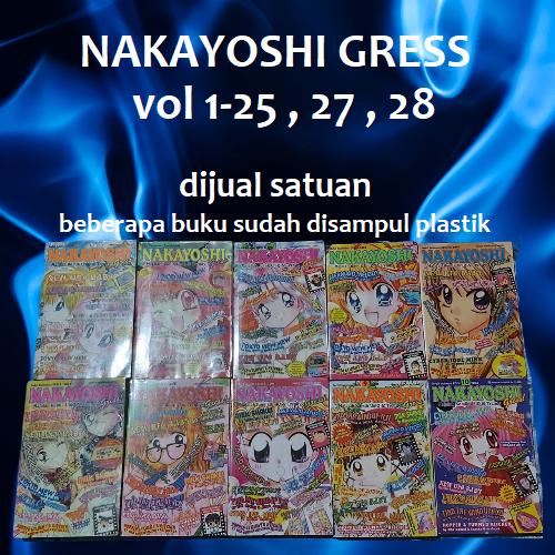 Jual NAKAYOSHI GRESS / CHERRY / SHONEN MAGZ / SHONEN STAR / dijual ...