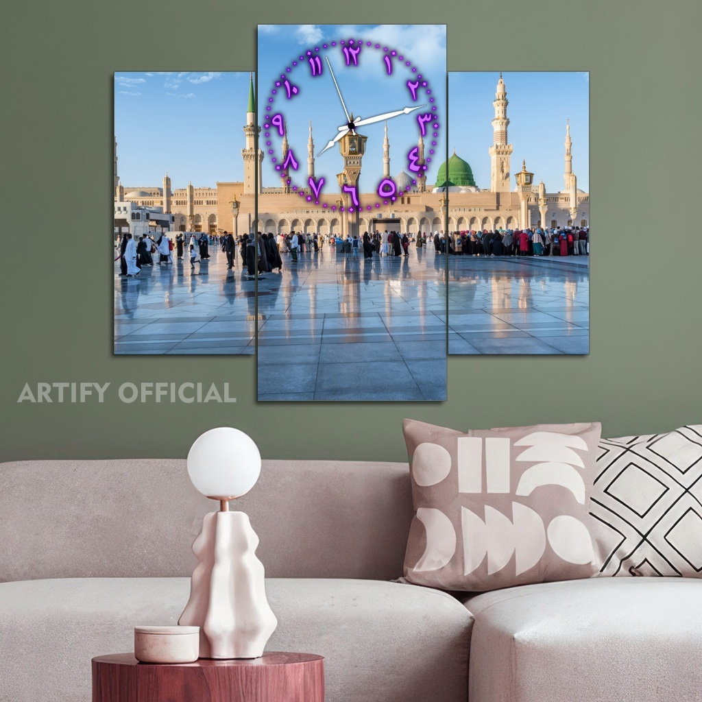 Jual Jam Jumbo Islami Islam Ramadhan 50X40 Multipanel | Jam Custom ...
