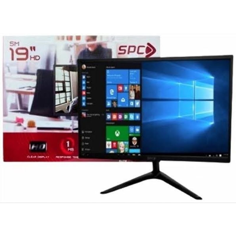 Jual Monitor Spc 19 inci LED Spc sm-19hd VGA HDMI | Shopee Indonesia