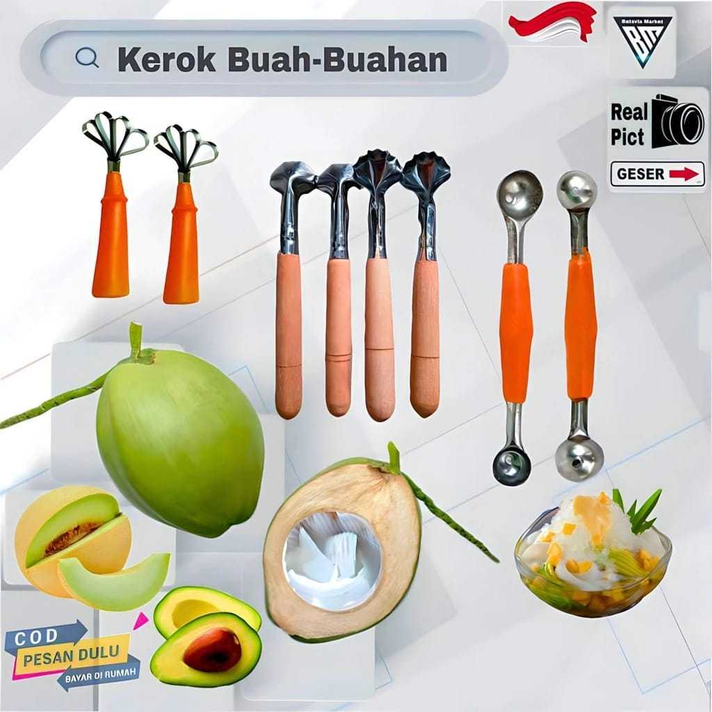 Jual Kerokan Kelapa / Kerokan Blewah / Kerok Kocktail / minimalis kerok ...