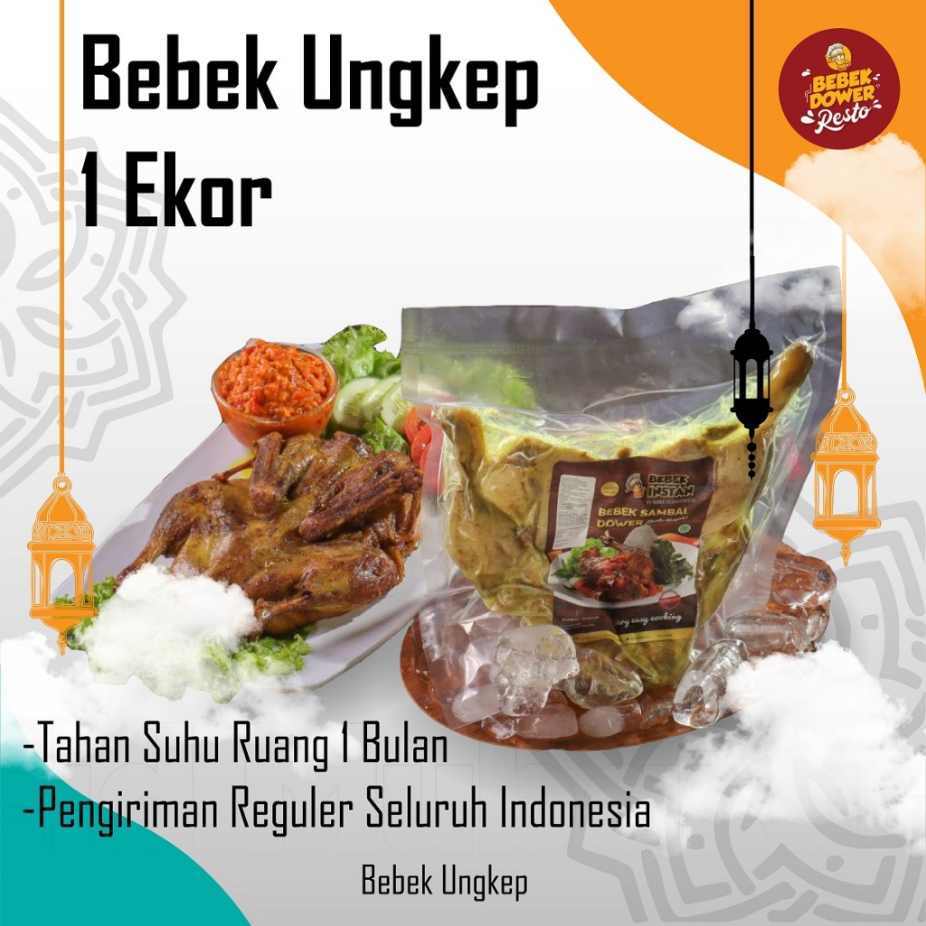 Jual (Bisa Dikirim REGULER) 1 EKOR Bebek Ungkep Instan Plus Gratis Sambal Size M 400 Gram by ...