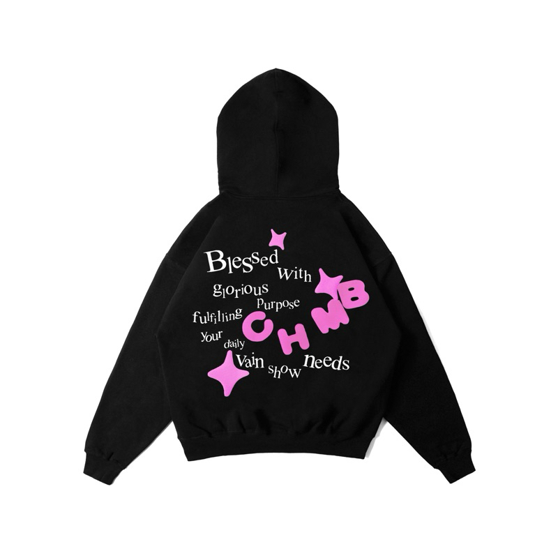 Jual [ORIGINAL] Hoodie Boxy Chambredelavain - CHMB Basic Black Hoodie ...