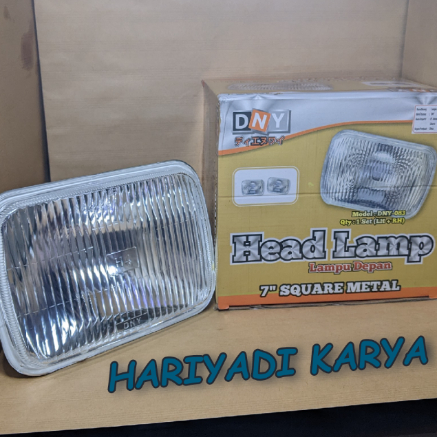 Jual satu biji REFLEKTOR LAMPU DEPAN H4 KOTAK 7 INCI L300 KATANA KOTAK ...