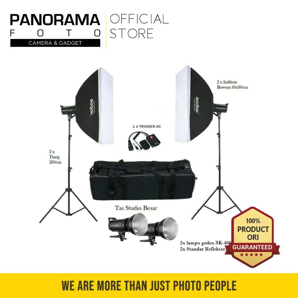 Jual Paket Lampu Studio Flash Godox SK400II | Shopee Indonesia
