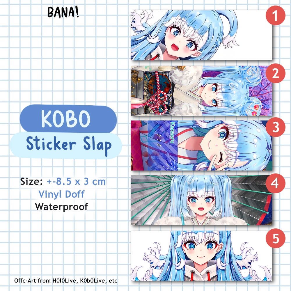 Jual Kobo Stiker Slap Kobo Kanaeru Waterproof | BANA | Shopee Indonesia
