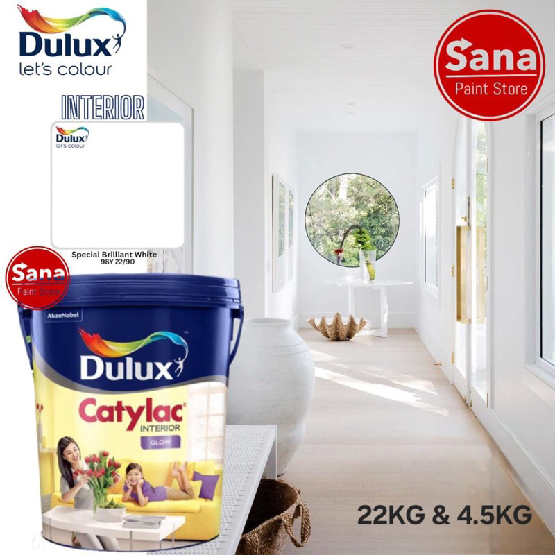 Jual CAT DULUX CATYLAC GLOW 22 KG BISA REQUEST DAN CUSTOM WARNA ...