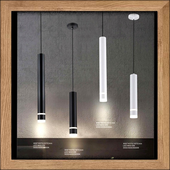 Jual Lampu Hias Plafon Gantung Tube Led tabung Nakas Modern minimalis ...