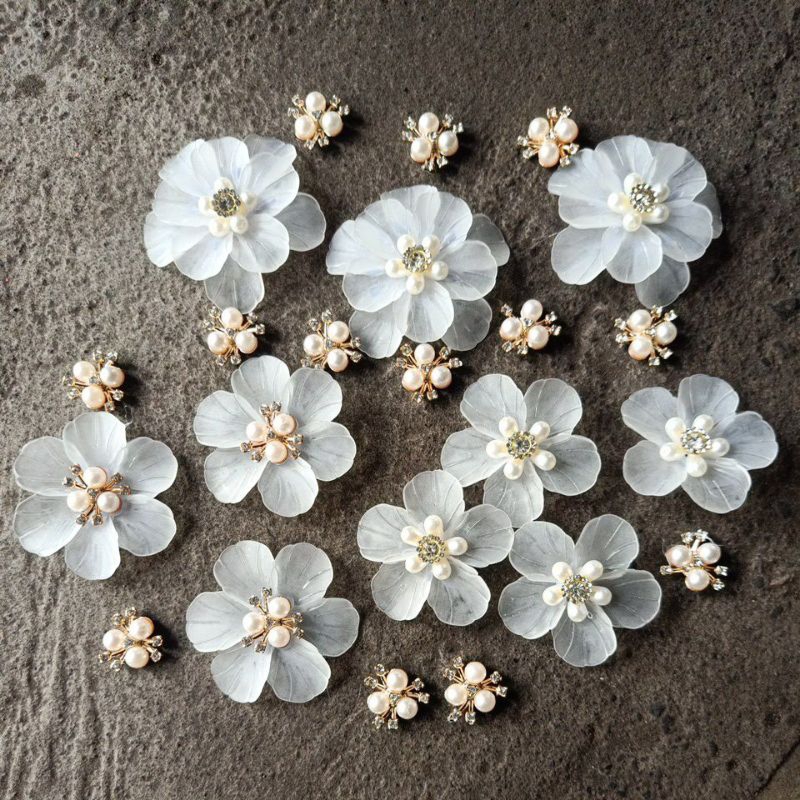 Jual bunga akrilik manik manik monte bunga ring box | Shopee Indonesia