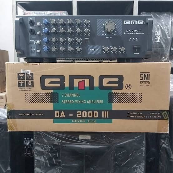 Jual POWER AMPLIFIER KARAOKE BMB DA 2000 / DA2000 III ORIGINAL BMB ...