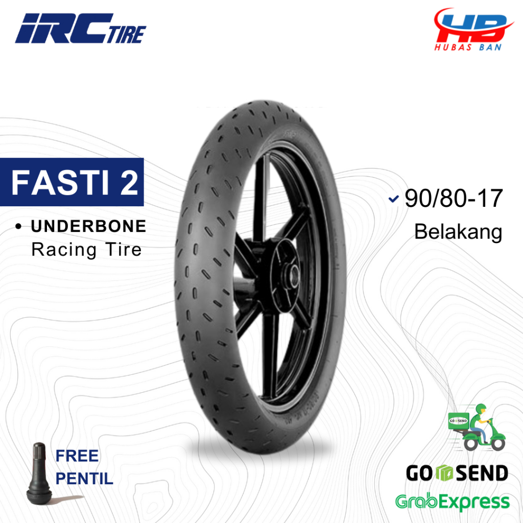 Jual Ban Motor Racing Bebek IRC Fasti 2 90/80 17 Ban Racing Belakang ...