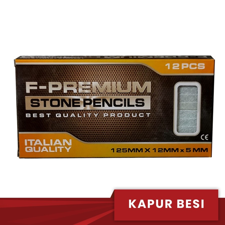 Jual KAPUR BESI / STONE PENCIL / KAPUR BESI ISI 12 PCS / KAPUR BESI FERRARI | Shopee Indonesia