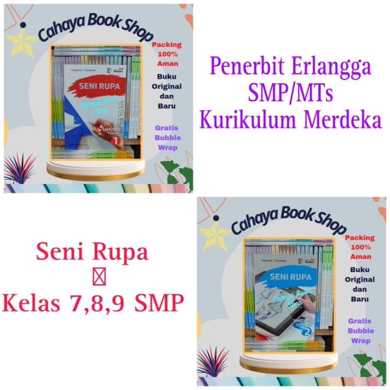 Jual Buku Seni Rupa Kelas 7,8,9 SMP/MTs Kurikulum Merdeka Erlangga | Shopee Indonesia