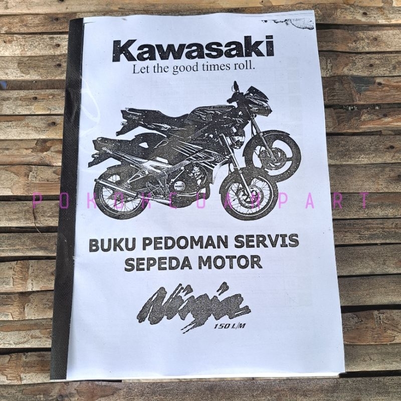 Jual Buku manual service Kawasaki NINJA 150 KIS SUPER KIPS SS R RR OLD ...