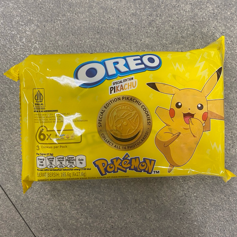 Jual Oreo Special Edition Pikachu / Oreo Sandwich Cookies Pokemon ...