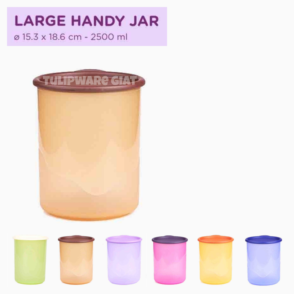Jual Twin Tulipware LARGE HANDY JAR TOPLES 2.5 liter Wadah Susu ...