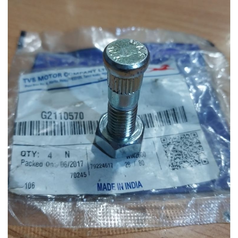 Jual Baut As Roda + Mur Roda Bajaj TVS KING (Bajaj Biru Roda 3 ...