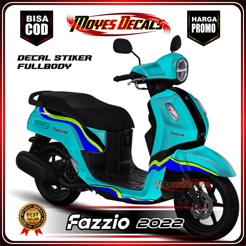 Jual COD Decal Stiker Fazzio 2022 Fullbody - Stiker Variasi yamaha ...