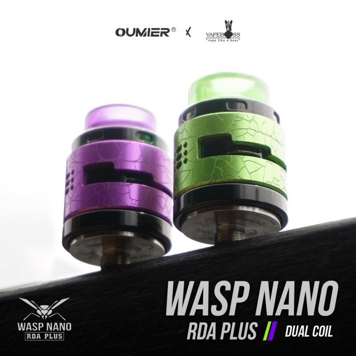 Jual Wasp Nano RDA PLUS Dual Coil 24MM By Oumier | Shopee Indonesia