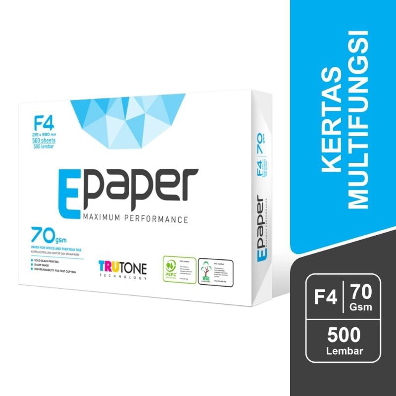 Jual E-paper Kertas HVS A4 & F4 70 gsm | Shopee Indonesia