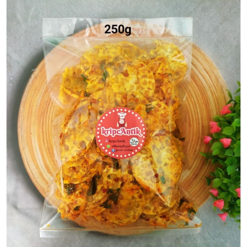Jual Keripik Tempe/ Kripik Tempe kriuk/250g | Shopee Indonesia