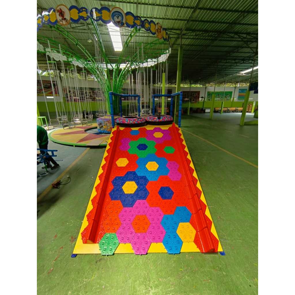 Jual Perosotan rainbow mini seluncuran warna warni pelangi | Shopee ...