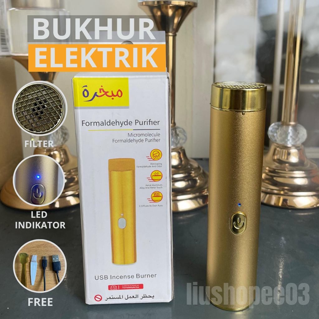 Jual BUKHUR ELEKTRIK X001 / MABKHARA PORTABLE / DUPA ELEKTRIK / BUKHUR ...