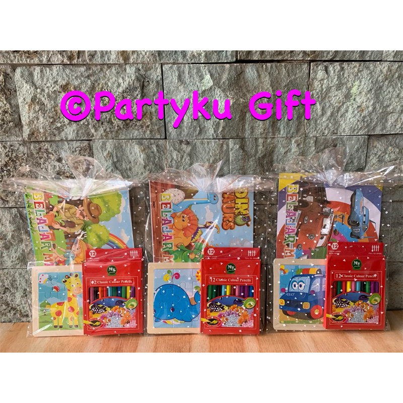 Jual Souvenir anak puzzle/Hadiah lomba anak/Hadiah lomba agustusan ...