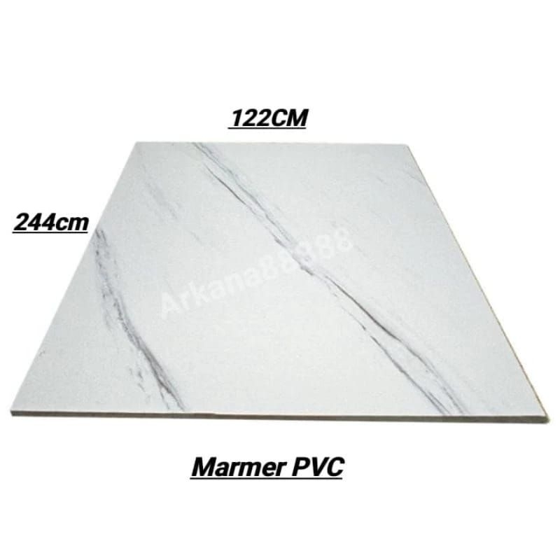Jual marmer panel PVC tebal 4MM isi 1lembar | Shopee Indonesia