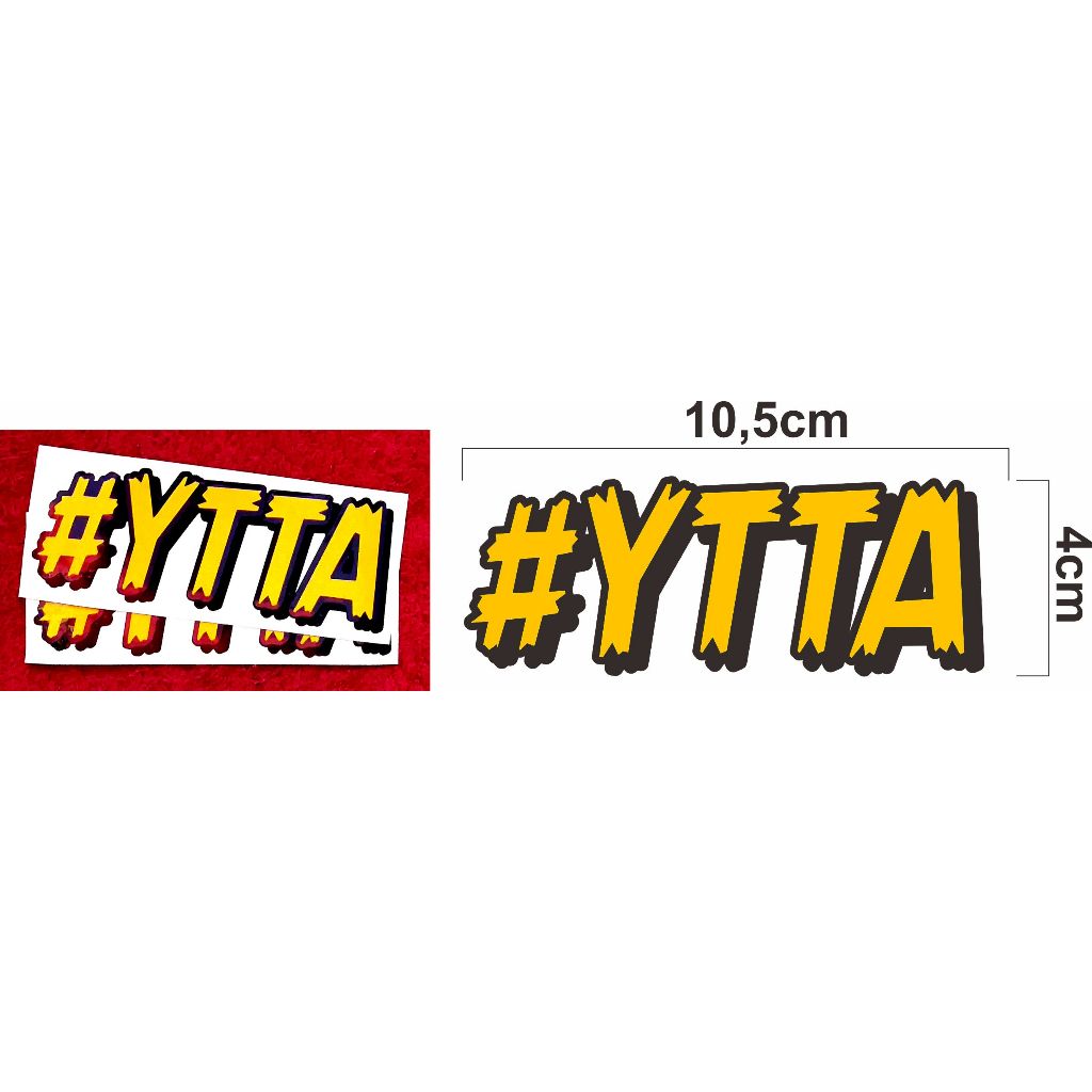 Jual Stiker cutting tagar YTTA, sticker Yang Tau Tau Aja | Shopee Indonesia