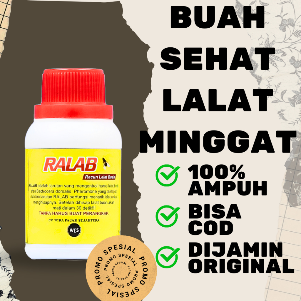 Jual PAKET RALAB Racun Lalat Buah Kemasan 100ML | Shopee Indonesia