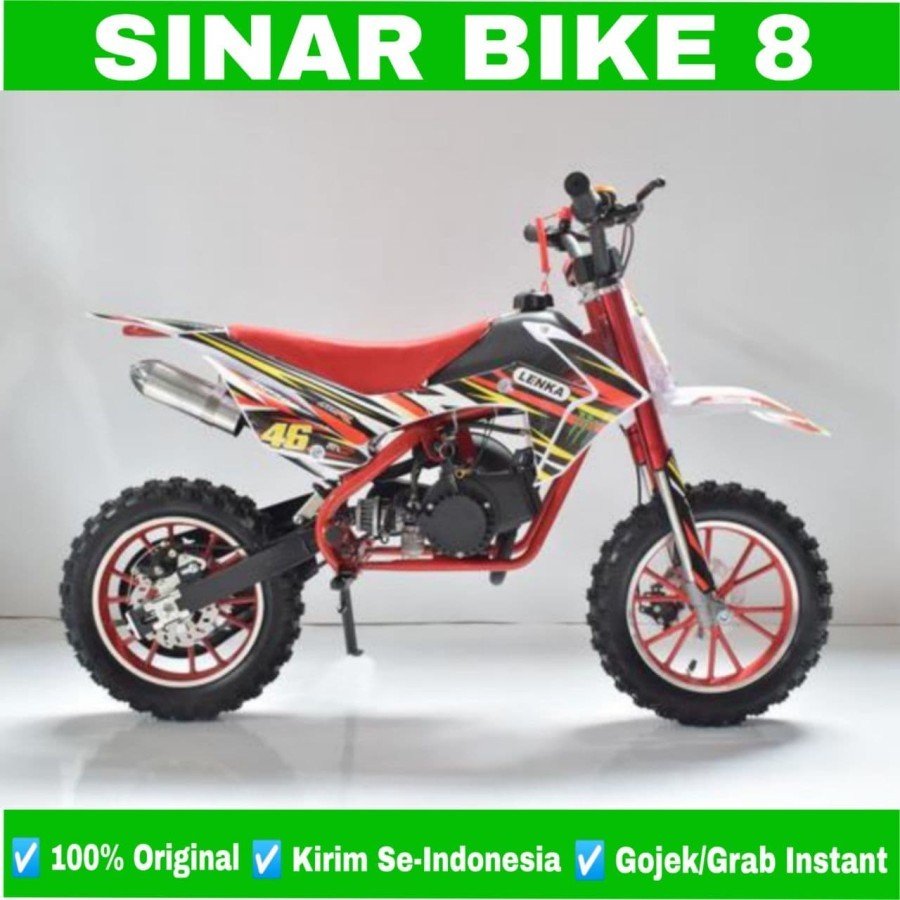 Jual Mini Trail 2 tak Lenka MC 46 / Motor Bensin Anak LENKA | Shopee ...