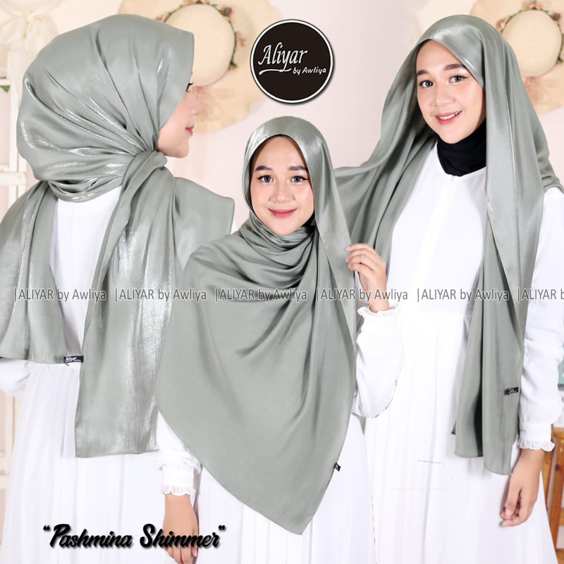 Jual pashmina shimmer premium/pashmina shimmer silk/arabian pashmina ...