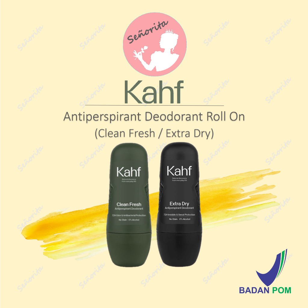 Jual KAHF Antiperspirant Deodorant Roll On 45ml | Shopee Indonesia