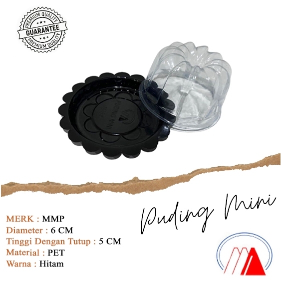 Jual [50 SET] MIKA MINI PUDING / TRAY PUDING MINI / TEMPAT PUDING BULAT ...